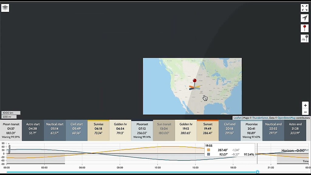Day/Night Terminator Line and Sub-solar Point - Photo Ephemeris Web ...