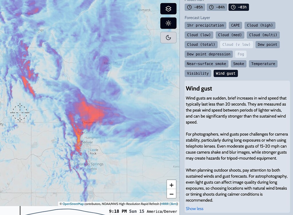 Weather layer descriptions added to web UI - Photo WX - The ...