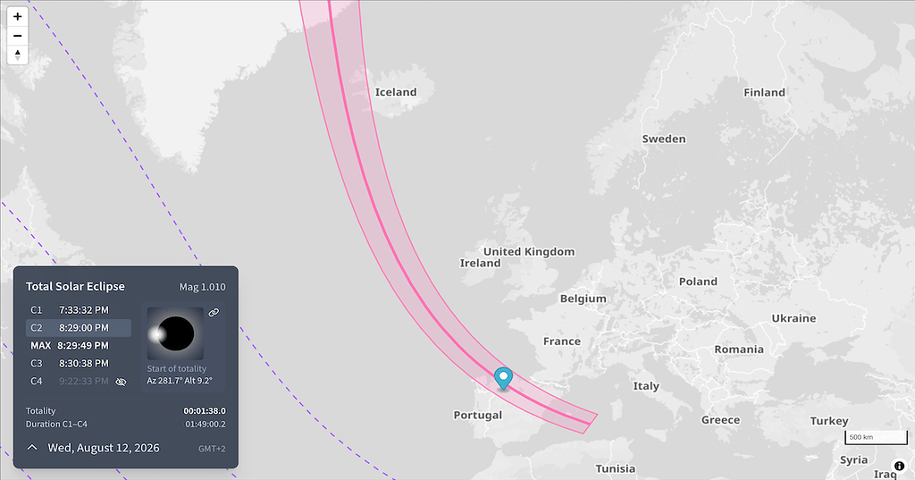 TSE2026 Eclipse Page Updated - Solar Eclipses - The Photographer's ...